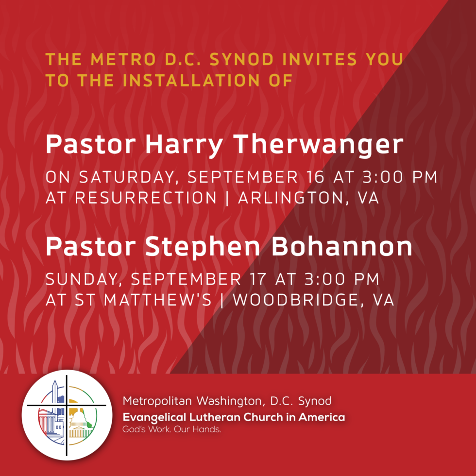 Pastor Stephen's Installation at St. Matthew's - St Matthews Lutheran ...